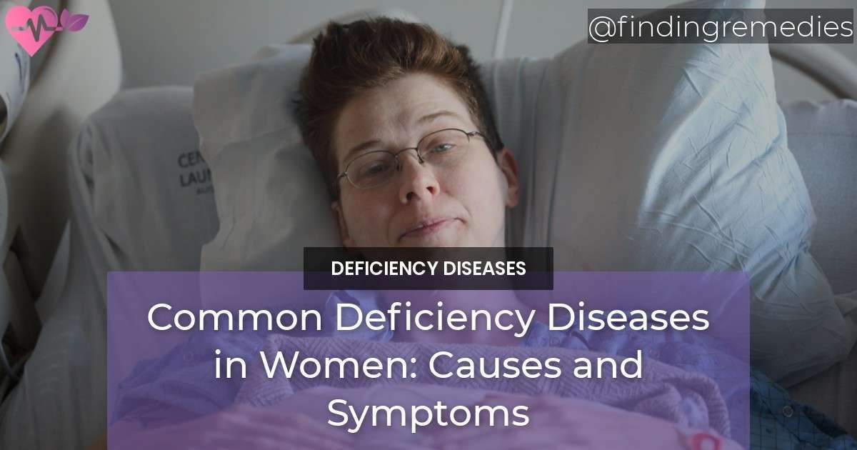 Common Deficiency Diseases in Women: Causes and Symptoms