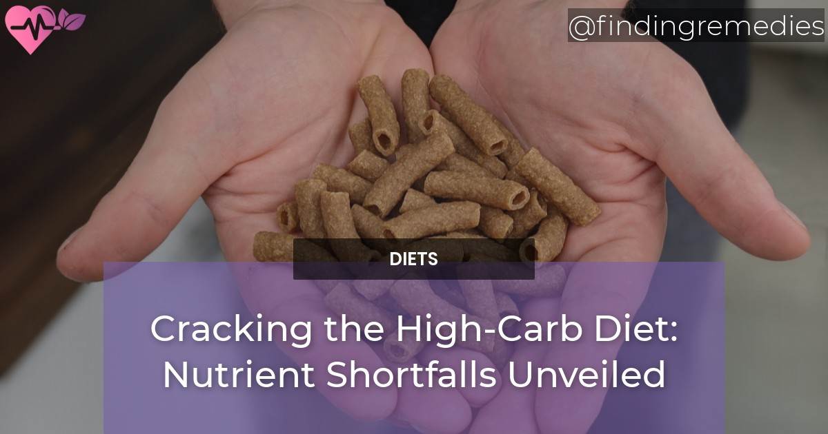 Understanding the Nutrient Intake and Deficiencies in High-Carbohydrate ...