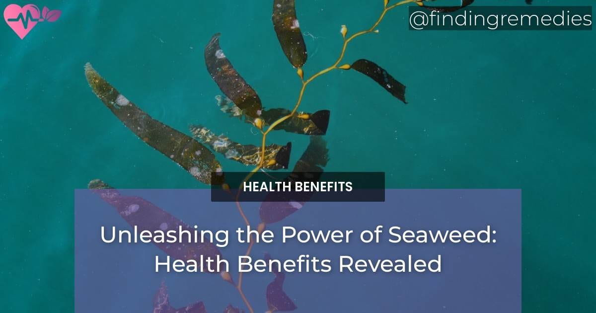 Unleashing the Power of Seaweed: Health Benefits of Seaweed Revealed